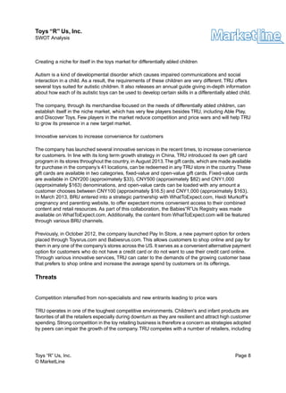 Swot analysis | PDF