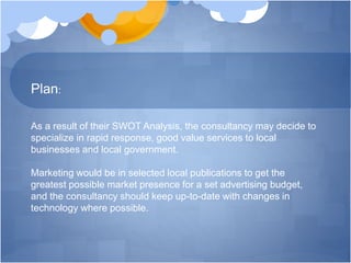 SWOT Analysis | Growing Pains Business Coaching | PPTX