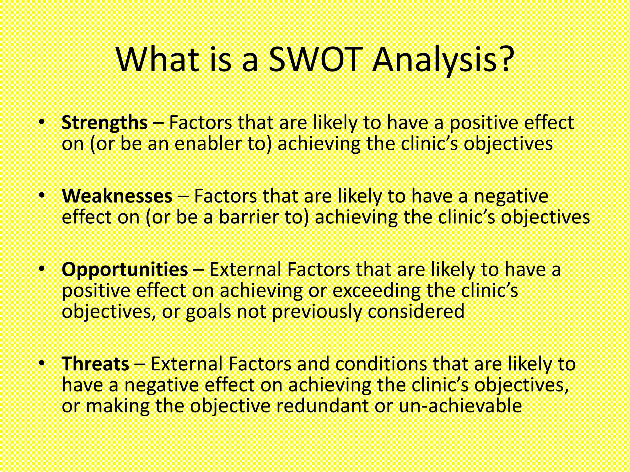 SWOT Analysis: GOSM | PPT