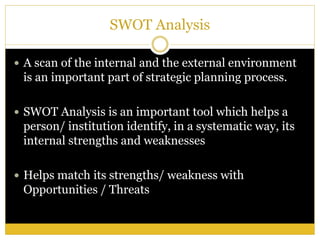 Swot analysis of marketing | PPTX