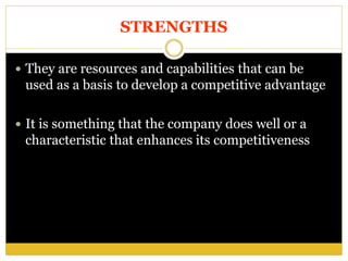 Swot analysis of marketing | PPTX