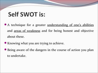 Swot analysis | PPT