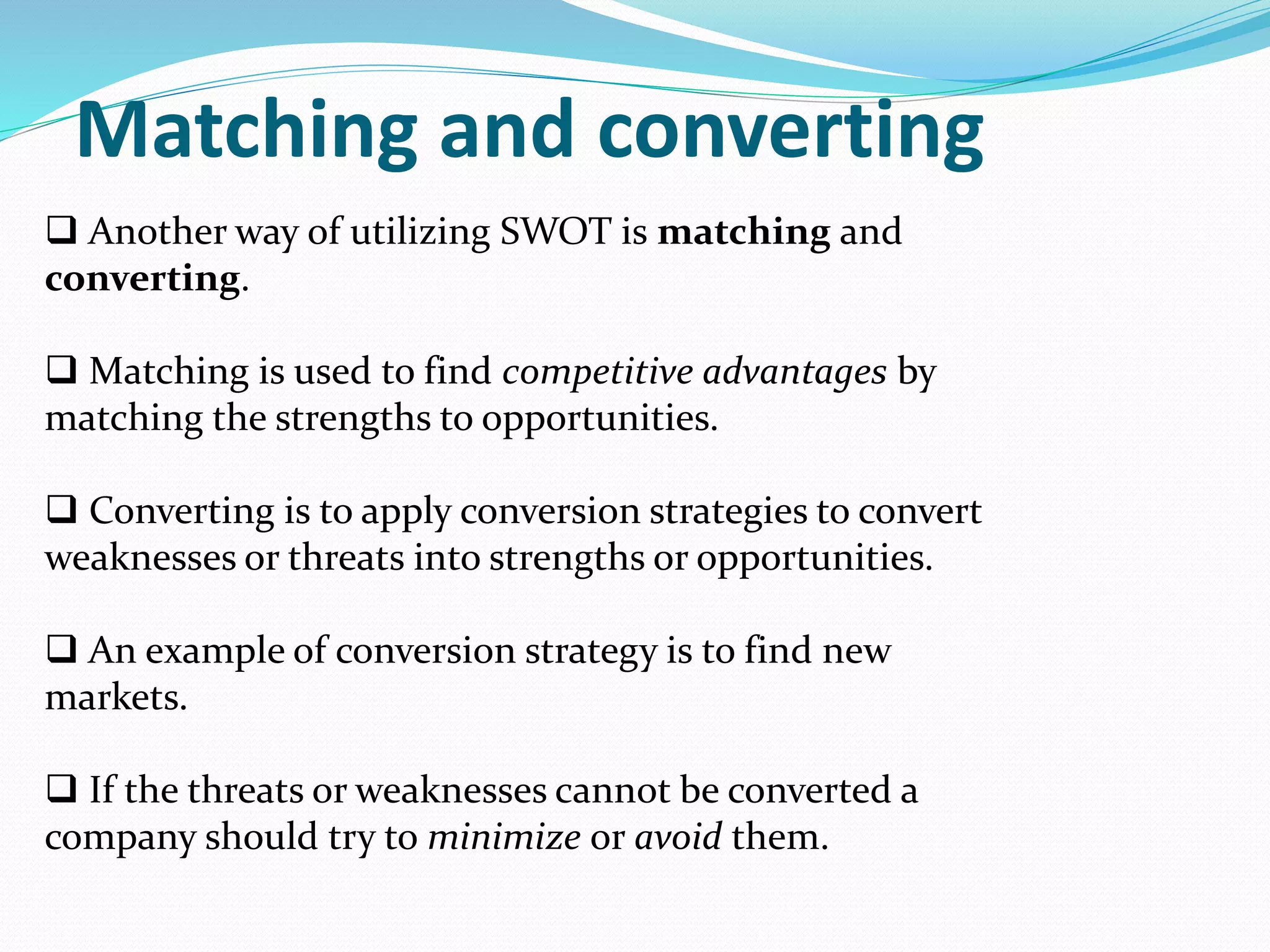 Swot analysis | PPTX