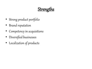 Swot analysis of The Walt Disney Company | PPT