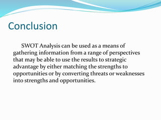 Swot Analysis | PPT