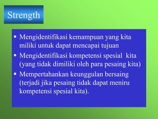 Swot analysis kewirausahaan | PDF