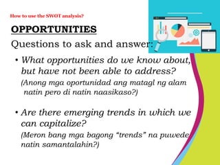 Swot analysis | PPTX