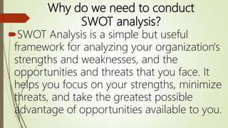 Swot analysis | PPTX