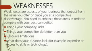 Swot analysis | PPTX
