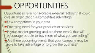 Swot analysis | PPTX
