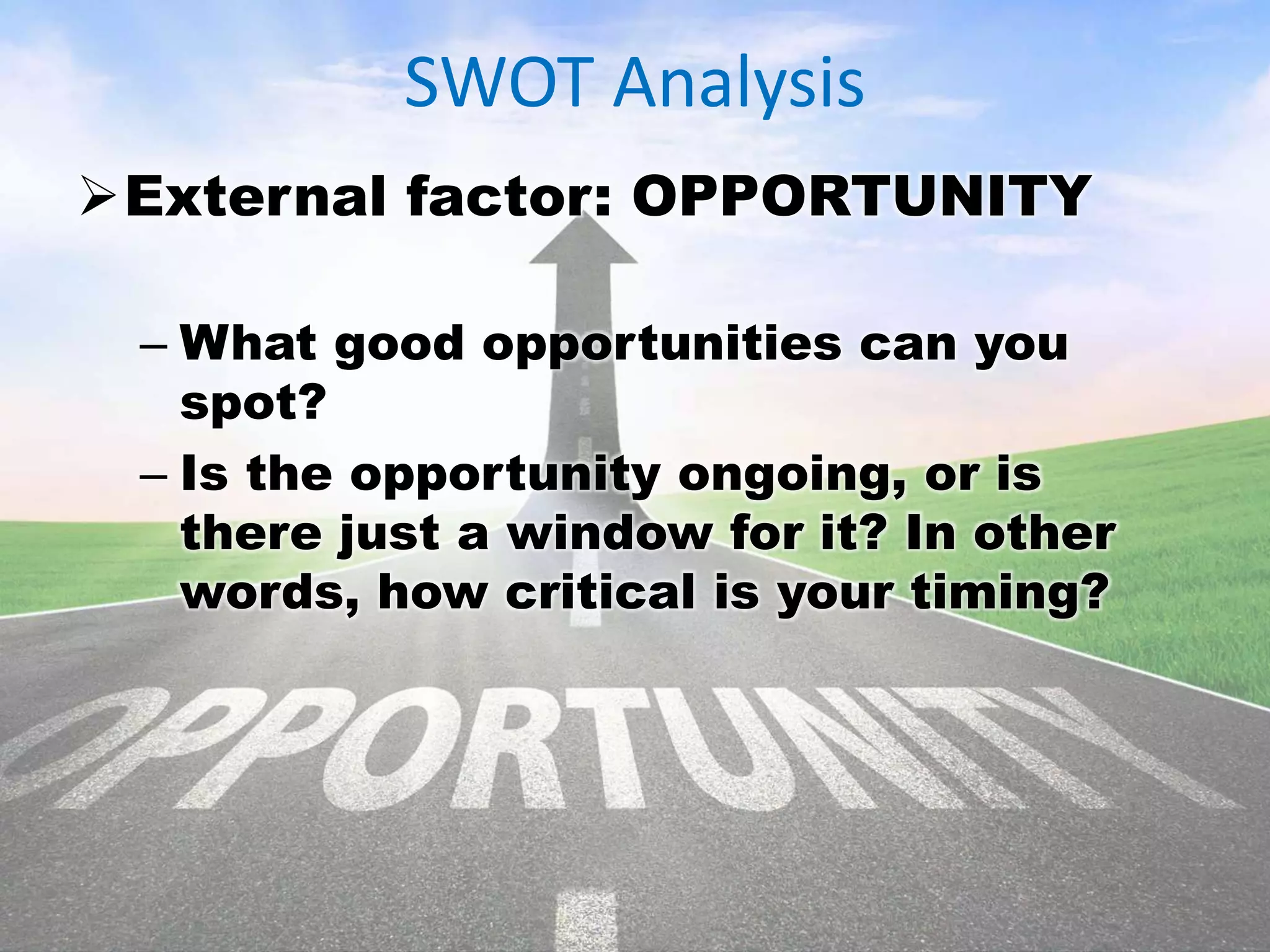Swot analysis | PPTX
