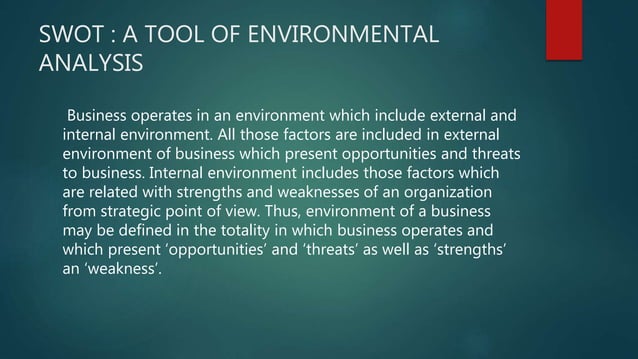 Swot analysis | PPTX