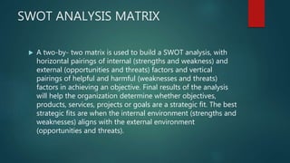 Swot analysis | PPTX
