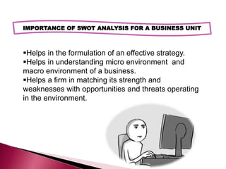 Swot analysis | PPT