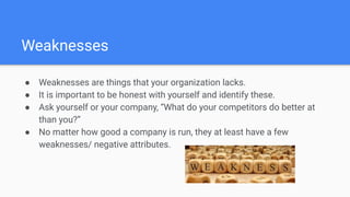 SWOT Analysis Presentation | PDF