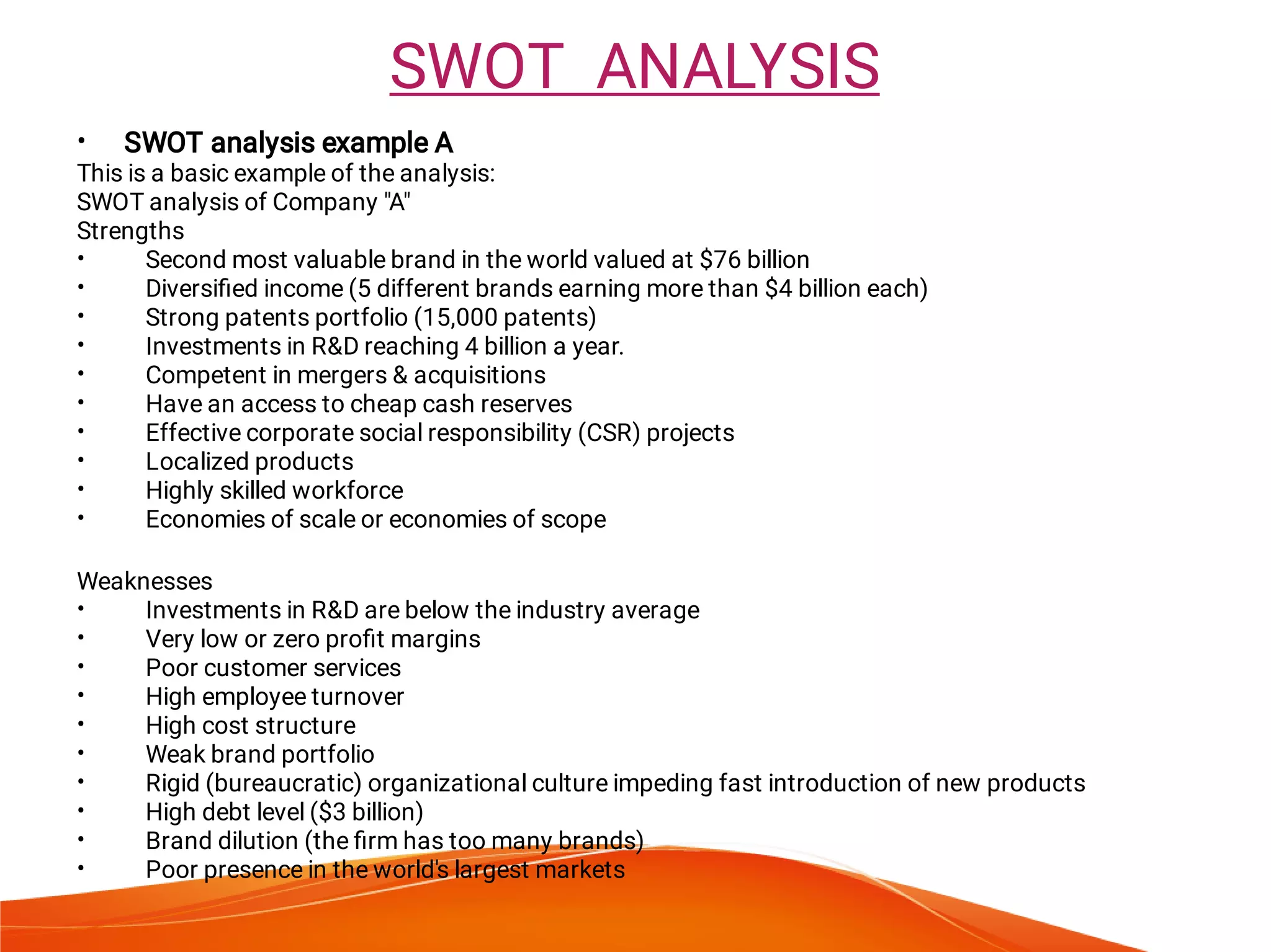 Swot analysis | PDF