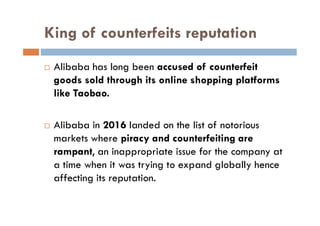 Alibaba SWOT Analysis | PDF