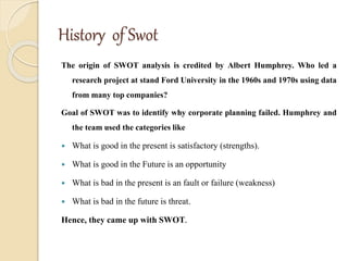 Swot analysis | PPT