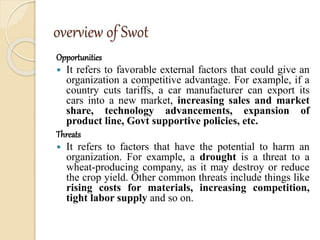 Swot analysis | PPTX