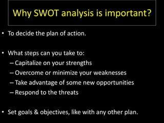 Swot analysis | PPT
