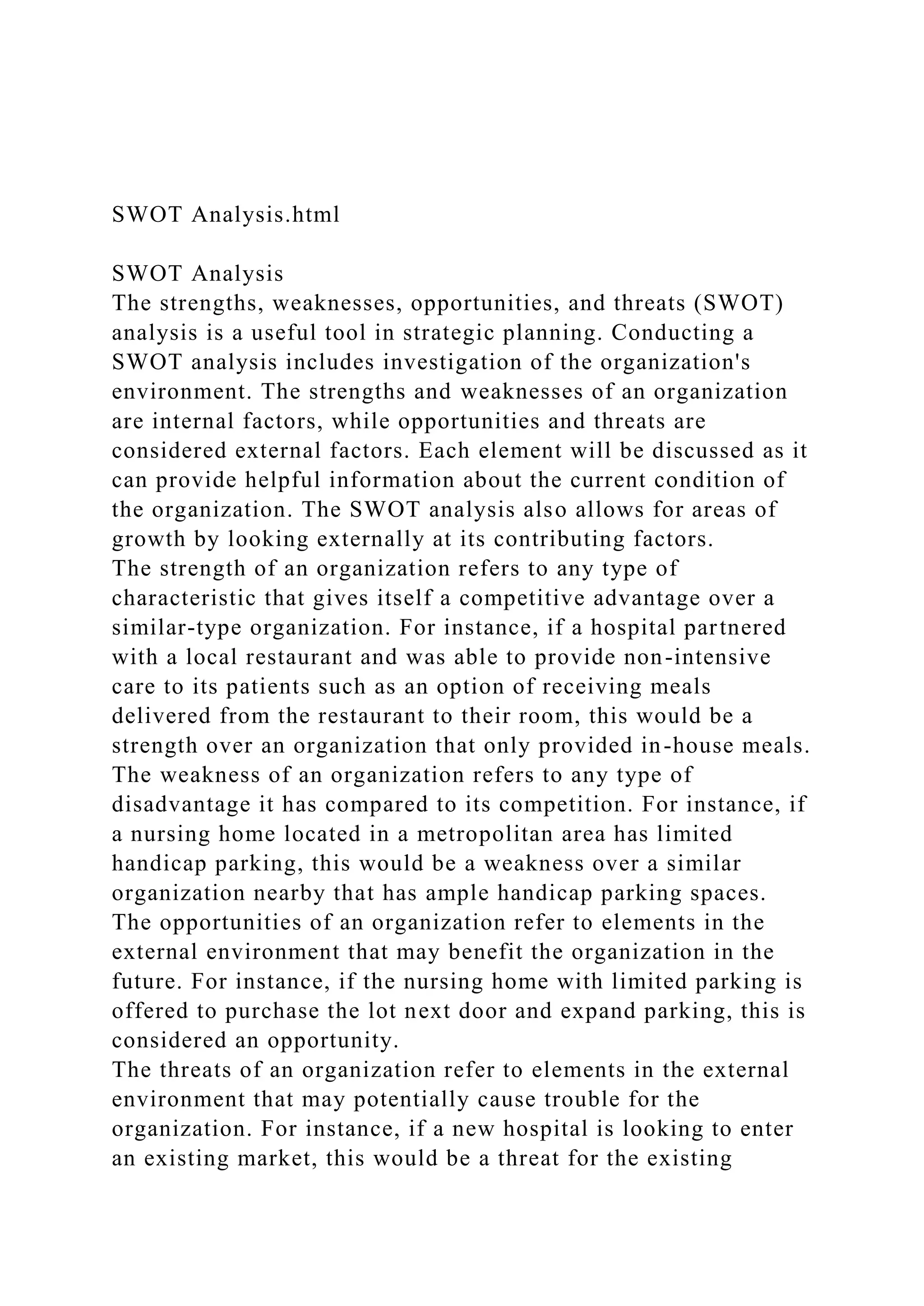 Swot Analysis Docx Positive Negative Strengths Weaknesses Idolized | My XXX Hot Girl