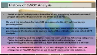 SWOT analysis (Strength, Weakness, Opportunities , and Threats | PPTX
