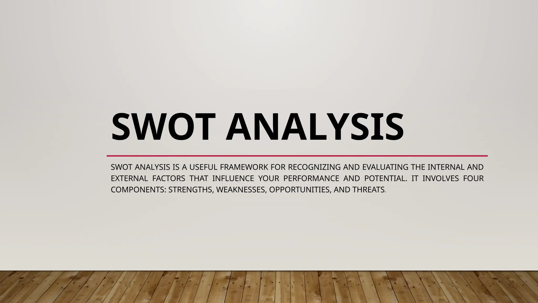 presentation of SWOT ANALYSIS for job hunter.pptx