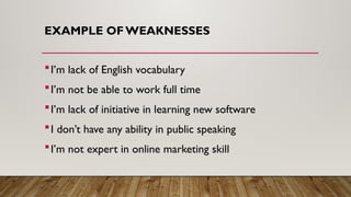 presentation of SWOT ANALYSIS for job hunter.pptx