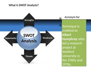 swot analysis-.opportunities, weaknesses | PPTX