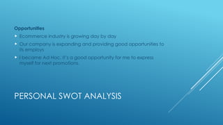 SWOT Analysis for Personal Growth & Character Development | PPT