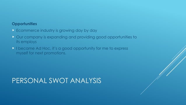 Swot Analysis For Personal Growth Character Development Pptx