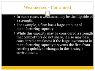 SWOT Analysis as a part of Business Strategy | PPTX