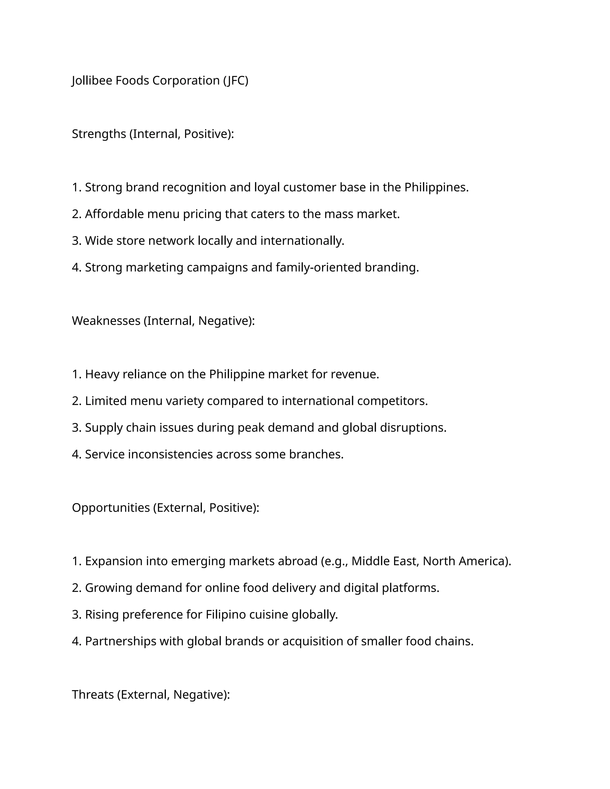 SWOT Analysis for better world and community | DOCX