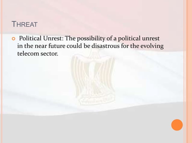 Egyptian Telecom Industry: SWOT Analysis | PPTX