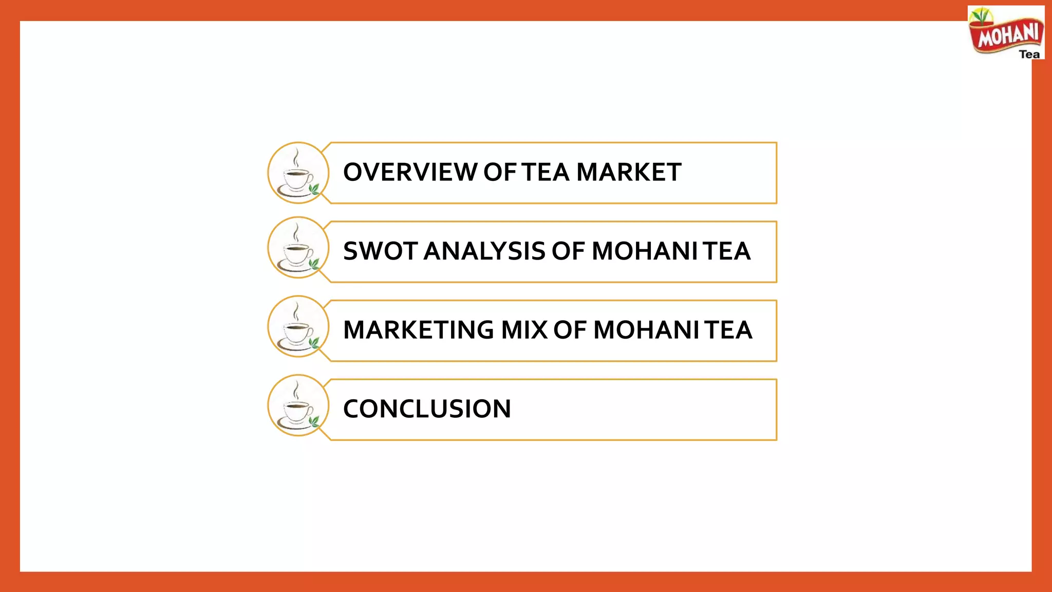 Swot analysis mohani tea | PDF