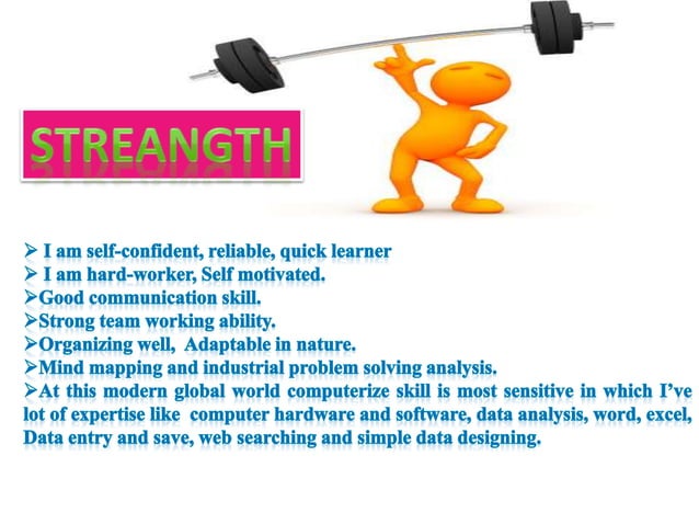 Swot analysis -myself | PPT