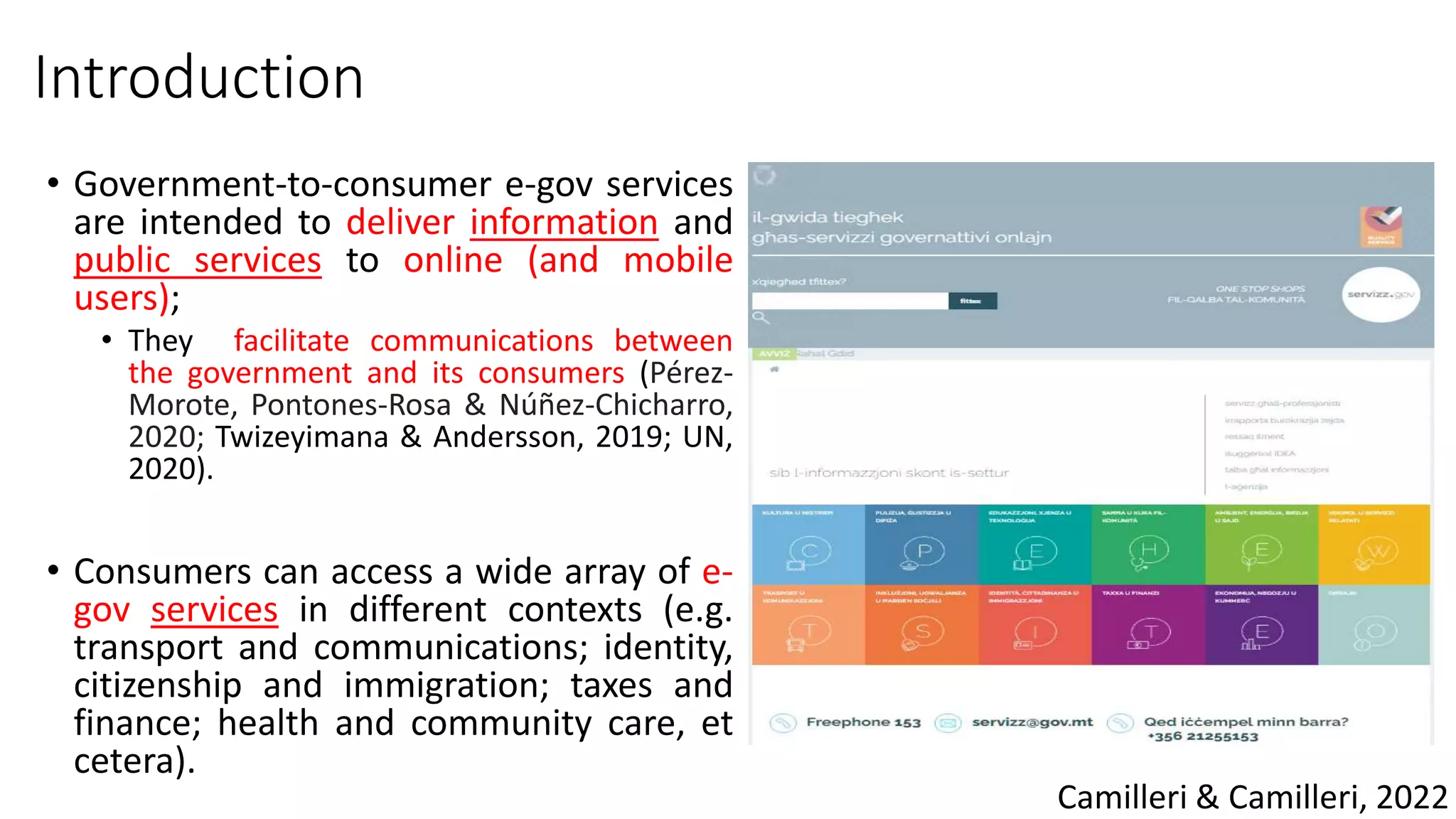 Government-to-consumer electronic government (e-gov) services | PPT ...