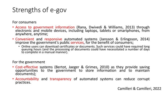 Government-to-consumer electronic government (e-gov) services | PPT ...
