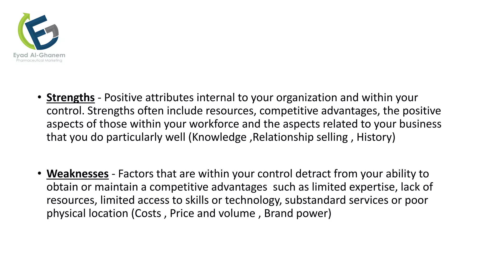 SWOT Analysis, BCG Matrix, GE Matrix , Business level strategies | PPTX