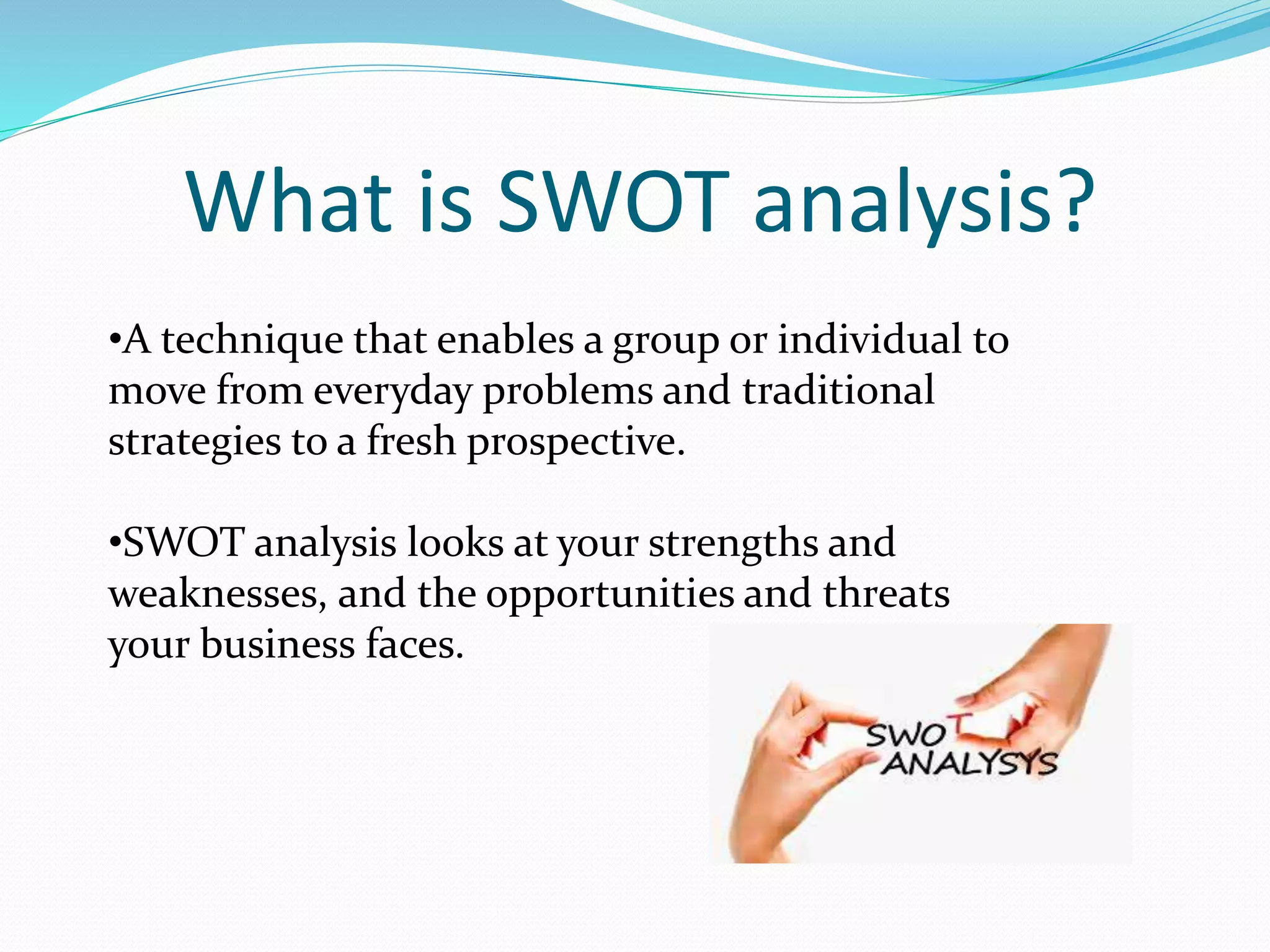 Swot analysis & BCG Mtrix | PPTX