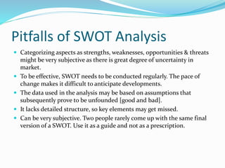 Swot analysis & BCG Mtrix | PPTX