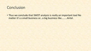 Swot analysis be | PPT