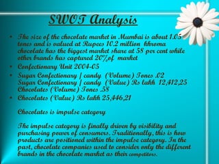Swot analysis (chocolate) | PPT