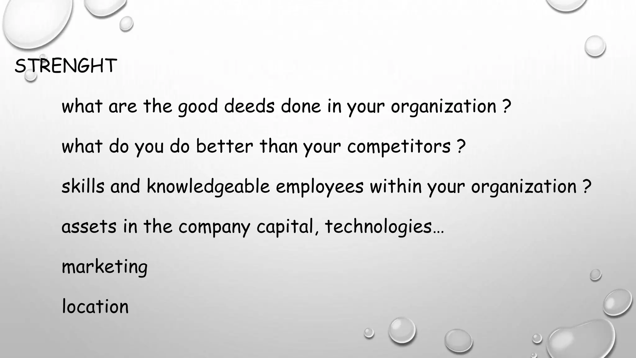 SWOT analysis in business environment | PPTX