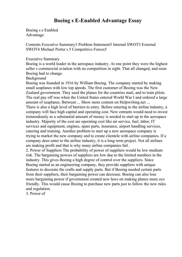 Swot Analysis Essay Sample. Swot analysis essay example. A Swot ...