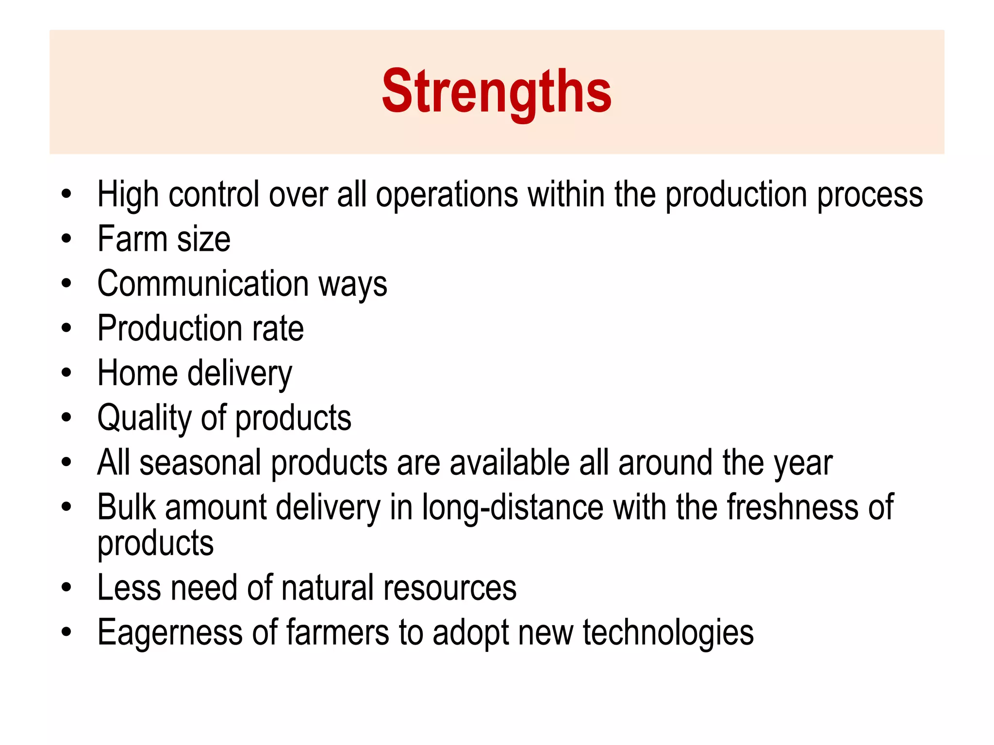 Swot analysis for bd hydroponic farm | PPTX