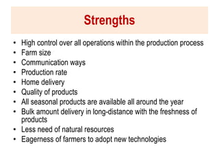 Swot analysis for bd hydroponic farm | PPTX