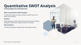 (SWOT Analysis) for Design Students.pptx