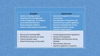 Swot analysis formulation | PPTX