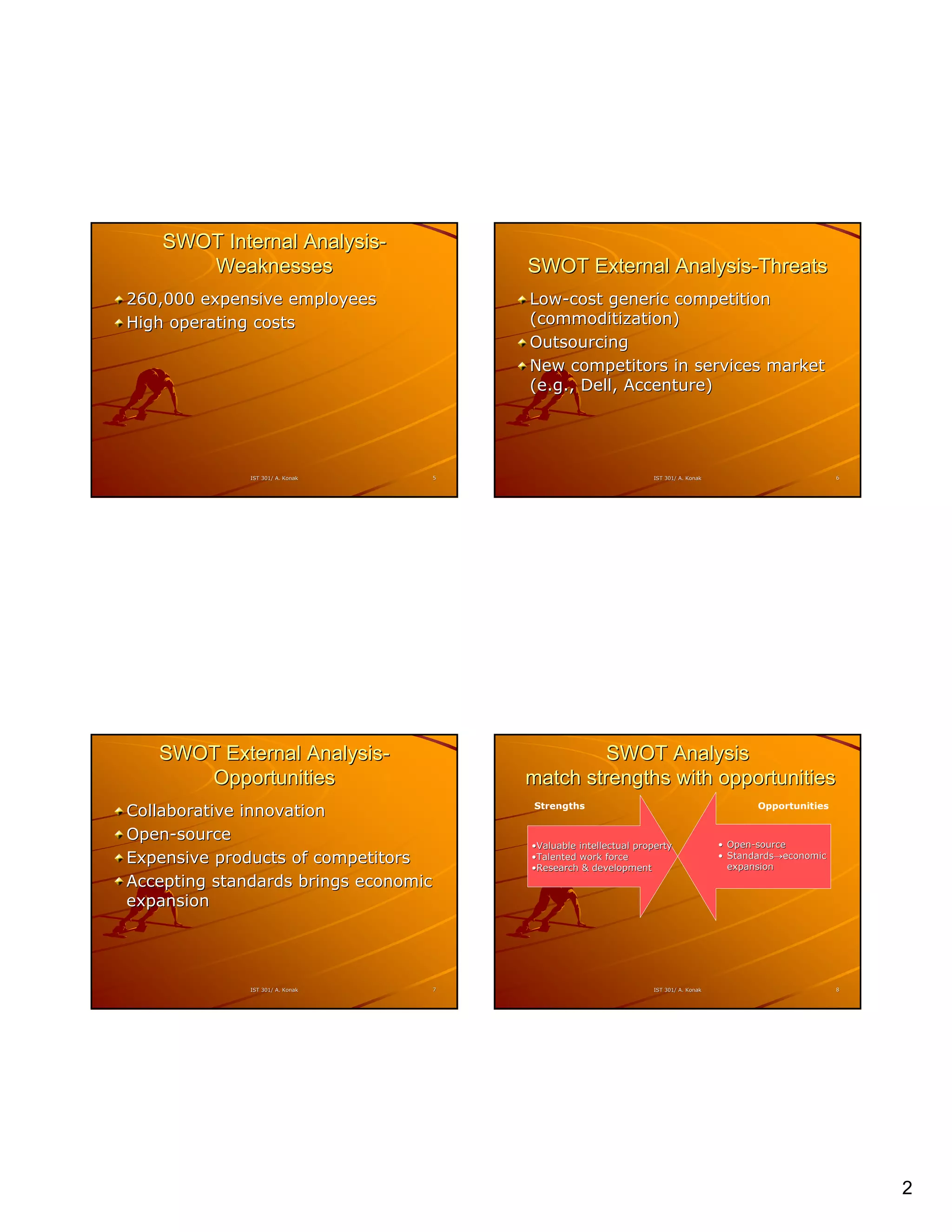 Swot analysis ibm | PDF